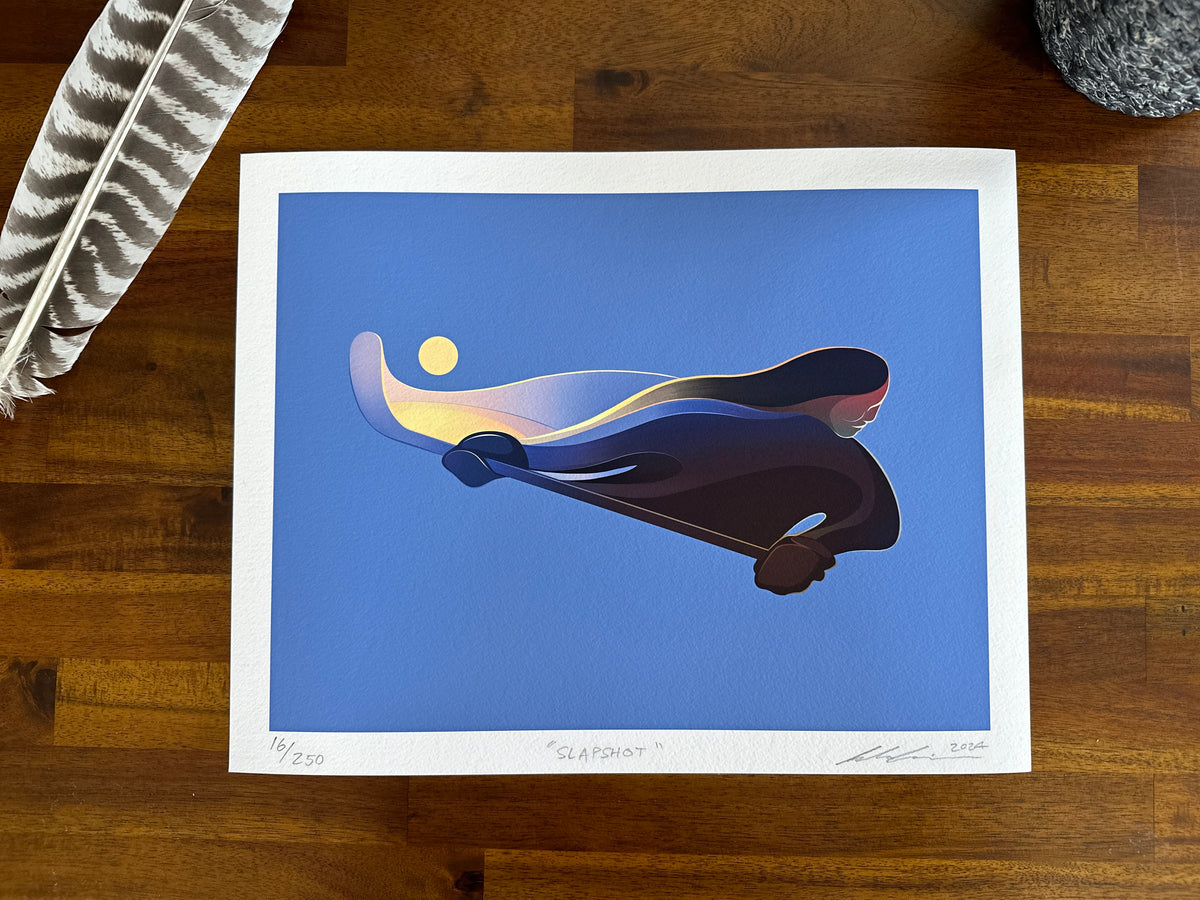 "Slapshot" Limited Edition Art Print – Luke Swinson