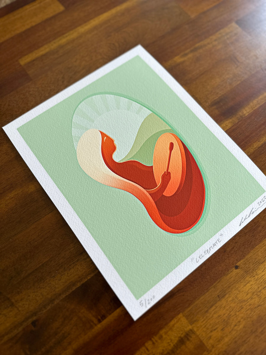 "Celebrate" Limited Edition Art Print – Luke Swinson