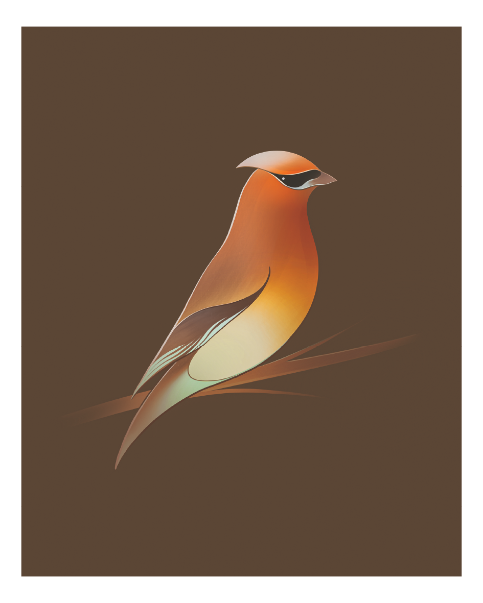 "Waxwing" Limited Edition Print – Luke Swinson